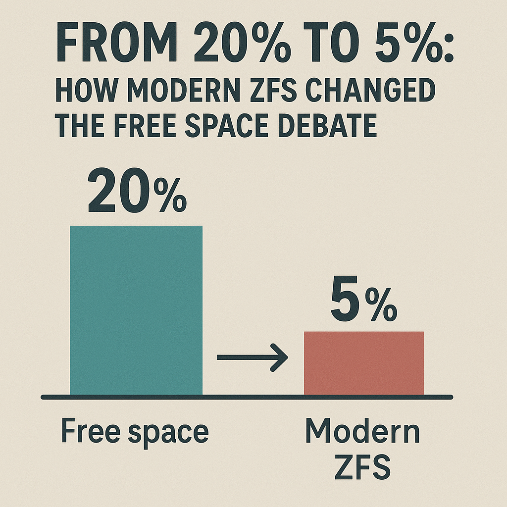 From 20% to 5%: How Modern ZFS Changed the Free Space Debate | by Mr ...