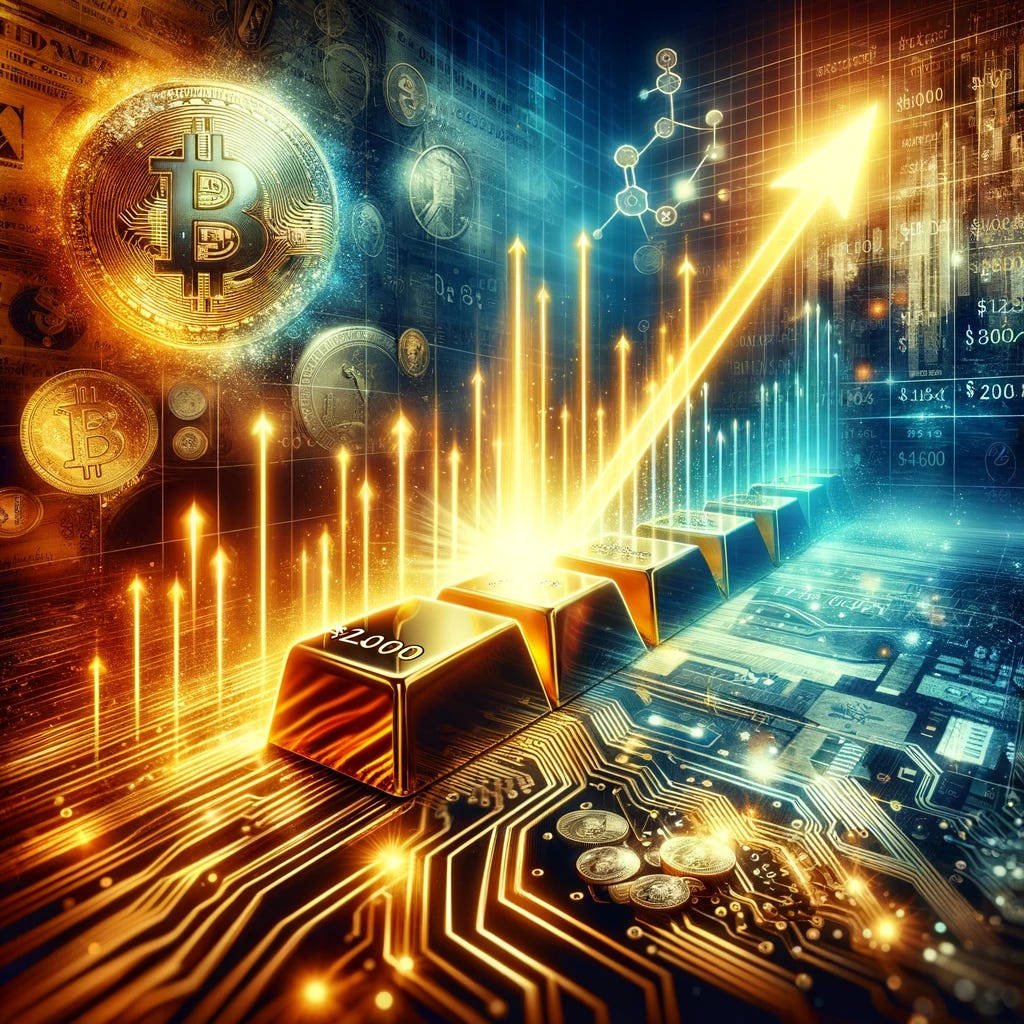 Gold surpassing $2,000 and Bitcoin exceeding $40,000: What are the ...