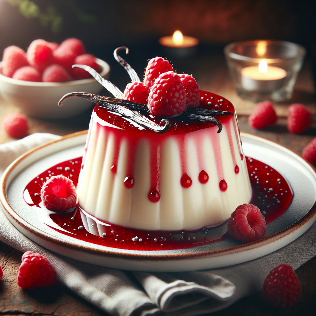 Divine Vanilla Bean Panna Cotta with Raspberry Coulis Recipe | by Keto Kitchen: Sweet life ...