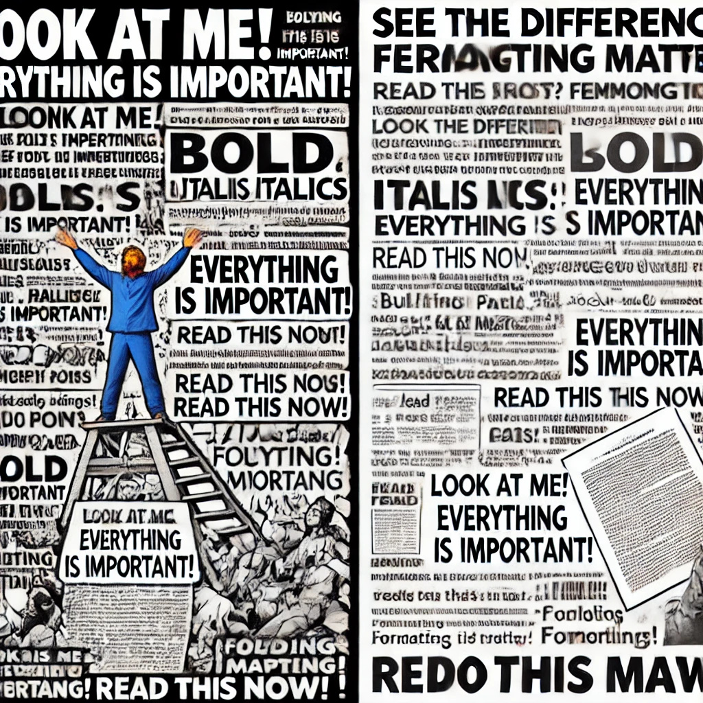 Bold, Italics & Bullets: How to Use Them Without Overdoing It! | by ...