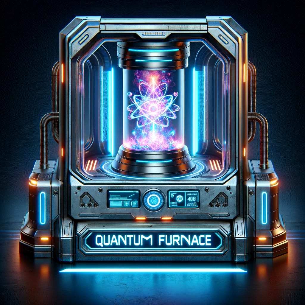 Quantum Furnace: Visual Guide. With the temporary tear in space time ...