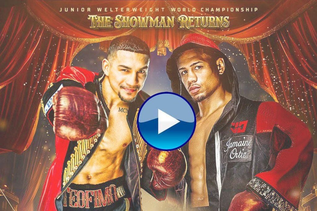Boxing: Teofimo Lopez Jr vs Jamaine Ortiz Live Streaming How Watch(February 8/2024) | by ...