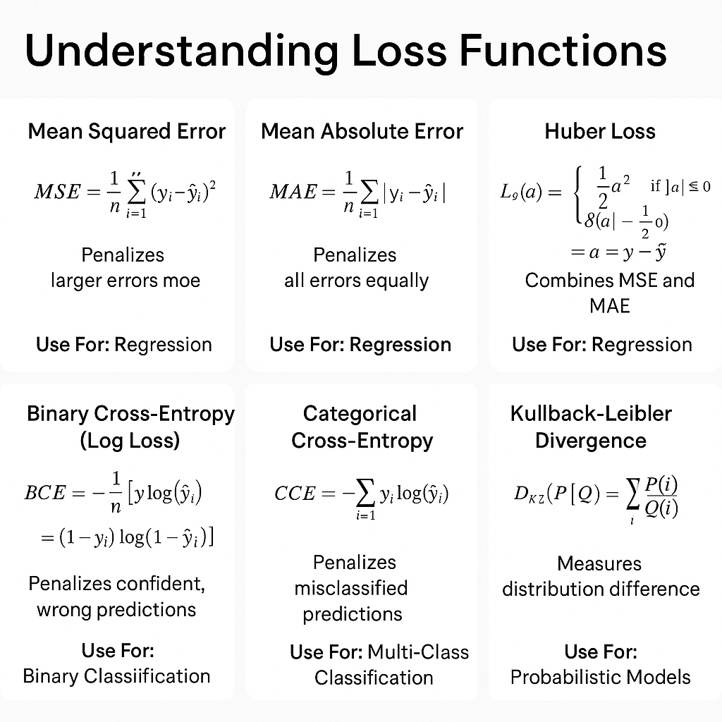 Understanding Loss Functions: From MSE to Cross-Entropy | by Kushagra ...