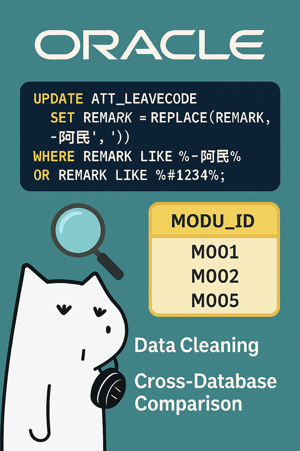 🗄️ Practical Guide to Oracle Data Cleaning and Cross-Database ...