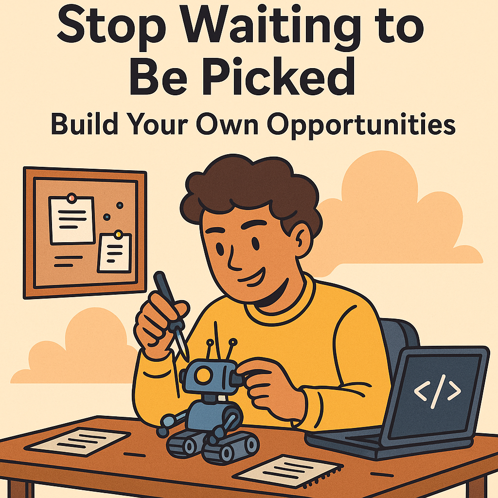 “Stop Waiting to Be Picked: Build Your Own Opportunities as an ...
