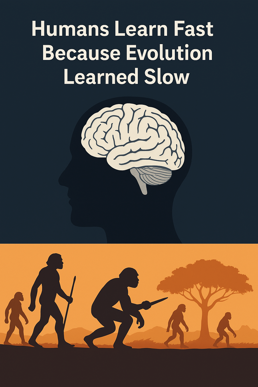 Million Years of Pretraining: Humans Are Not Born Learning from Scratch ...