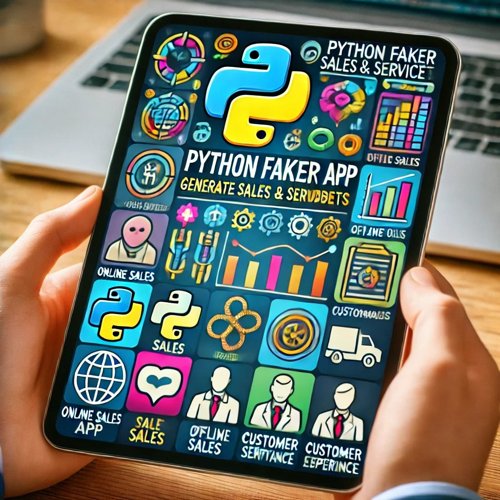 Python Faker App to Generate Online Sales, Offline Sales, Customer ...