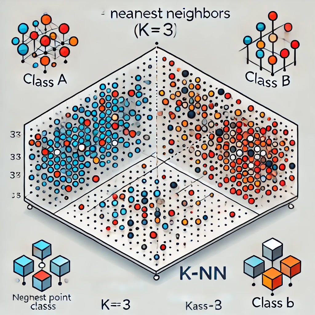 K-Nearest Neighbors — Geometric Intuition with a Toy Example | by ...