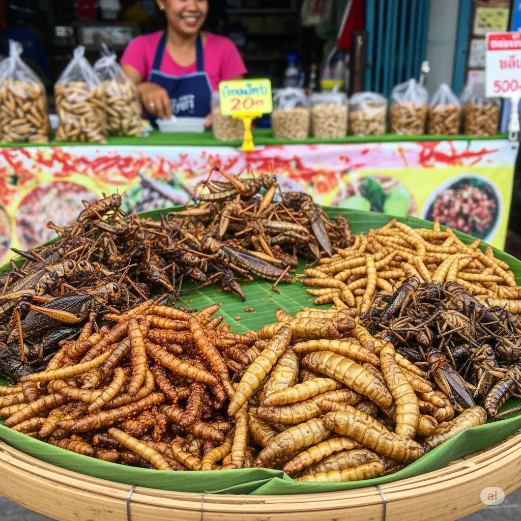 🐛 Why Insects Are a Popular Snack in Thailand: Crunchy, Crispy, and ...