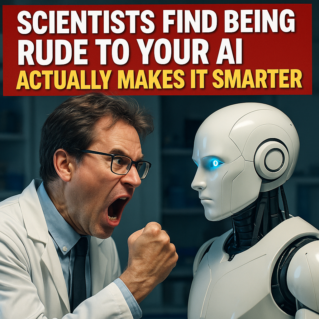 Scientists Find Being Rude to Your AI Actually Makes It Smarter | by ...