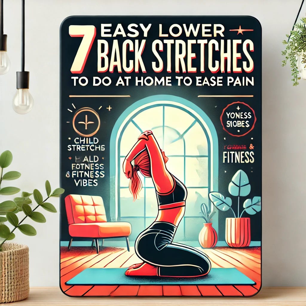 7 Easy Lower Back Stretches to Do at Home to Ease Pain | by Hammad ...