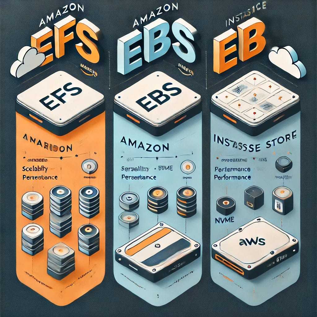 What is an Instance Store? A Comparison of Different Storage Classes | by MayhemCode | AWS in ...
