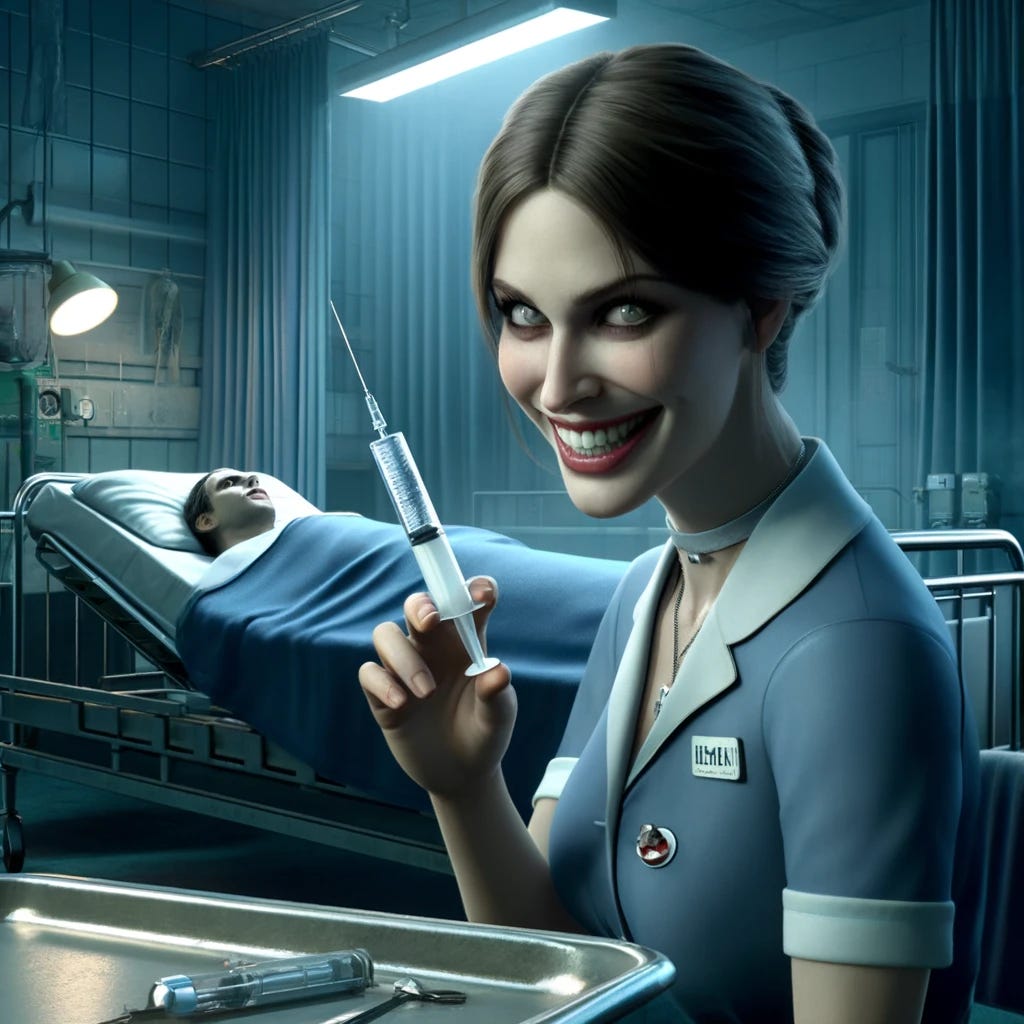 Smile of Deception. Everyone loves a cheerful nurse | by CJ Coop ...