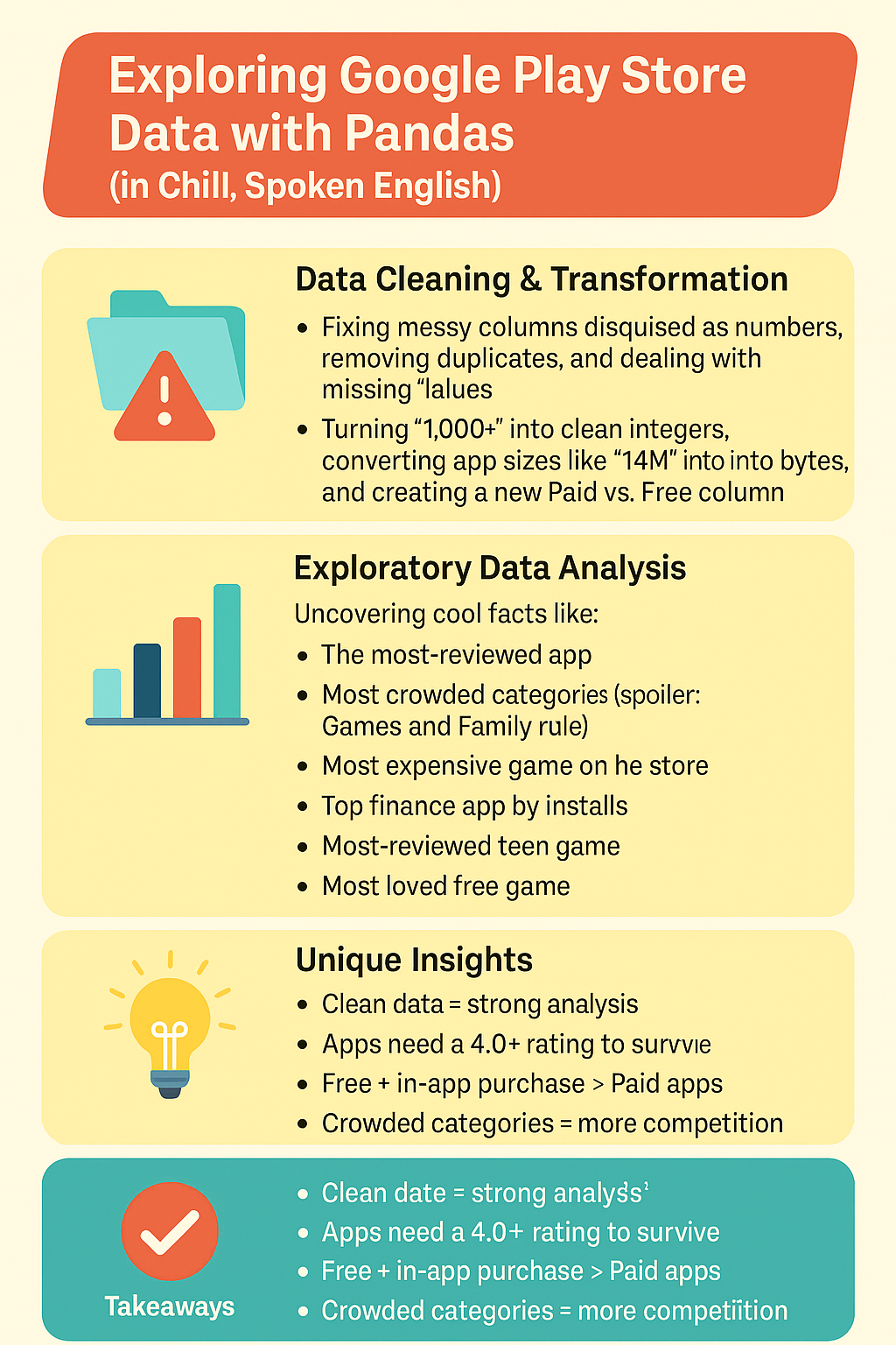 Analyzing Google Play Store Apps with Python & Pandas: A Practical Guide | by ROHIT CHAUHAN ...