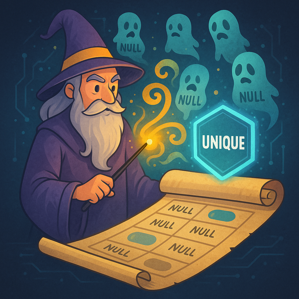 “NULL but Not Forgotten” — Handling Null Values in Unique Constraint in Django | by Mustafa ...