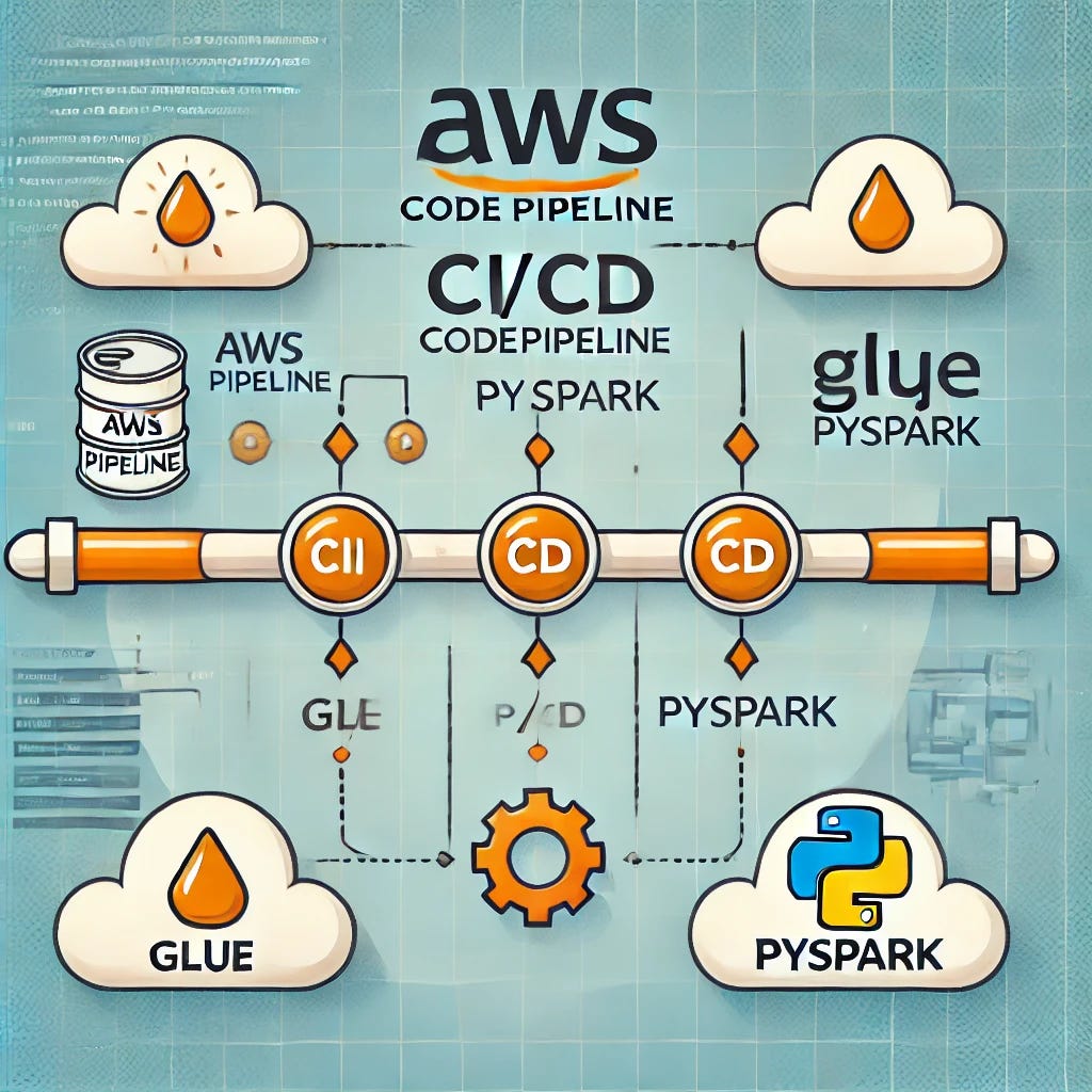 AWS Code Pipeline — CI/CD for Glue PySpark — Multi Stage Deployments — Hands-On | by Rahul ...