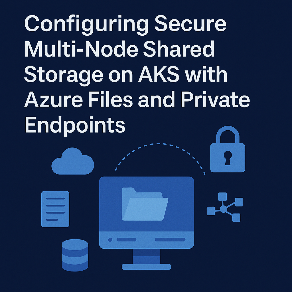 Configuring Secure Multi-Node Shared Storage on AKS with Azure Files and Private Endpoints | by ...