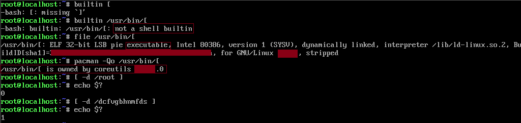 The Linux Process Journey —” [” (Checking File Types and Comparing ...