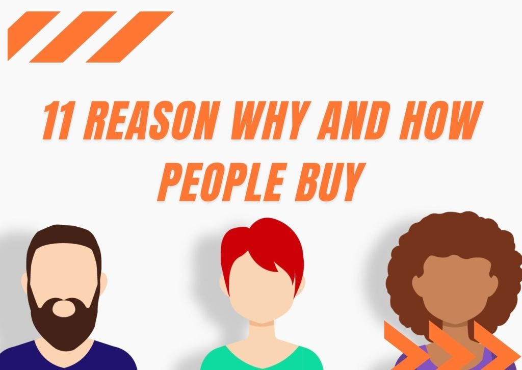 11 Reason Why and How People Buy | by Reader Club | Medium