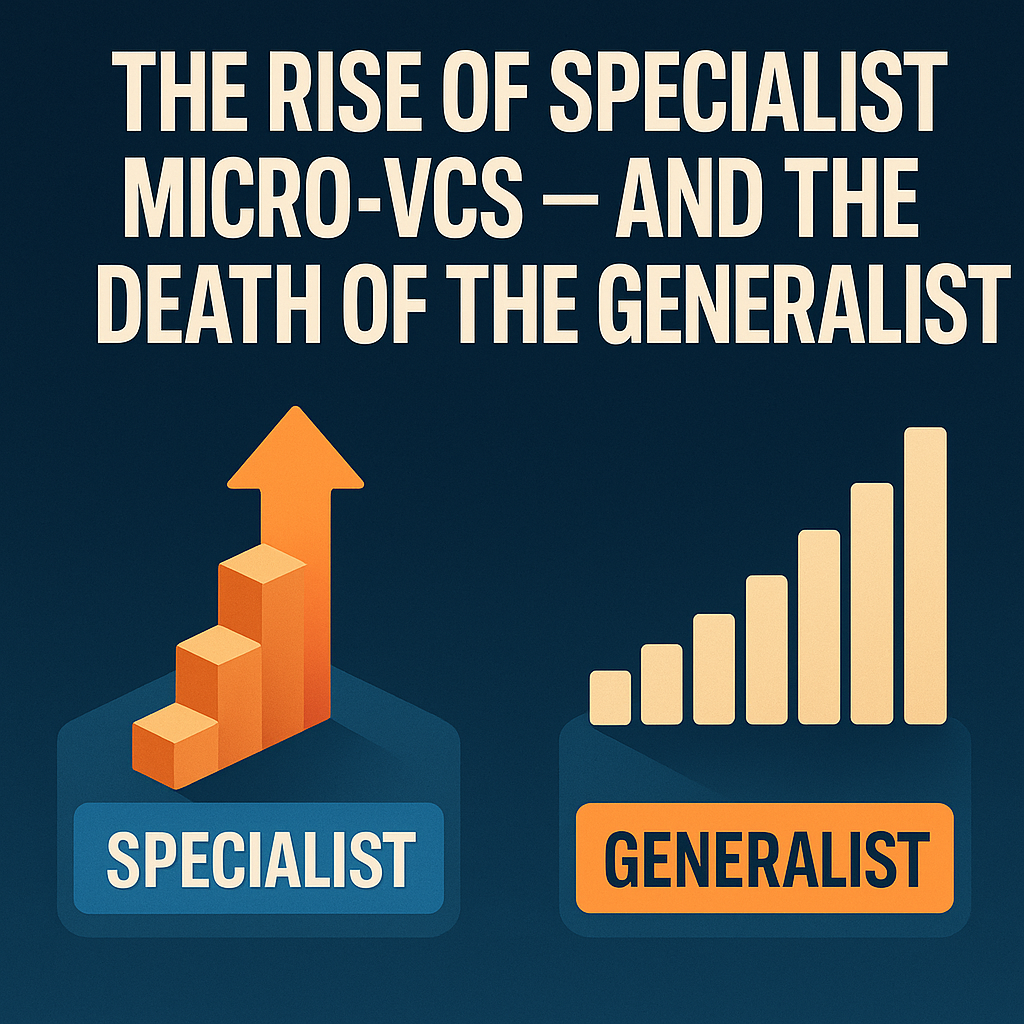The Rise of Specialist Micro-VCs — And The Death of The Generalist | by Prathisht Aiyappa ...