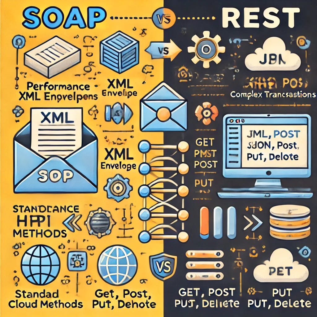 SOAP vs. REST: Choosing the Right API for Your Project | by Bosun ...