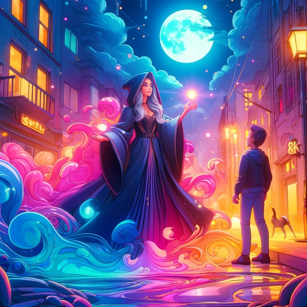 Moonlit Mischief. Magic unfolds under the spellbound sky | by CJ Coop | Lodestar Gazette | Medium