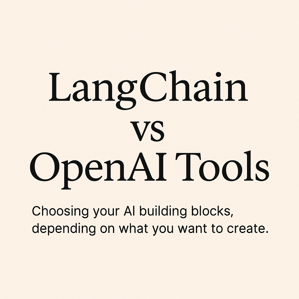 LangChain vs OpenAI Tools — What’s the Difference? | by Leena Prajapati | Medium