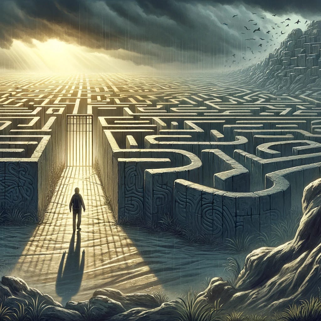 Through Life’s Maze. A maze of challenges, where shadows of… | by CJ ...