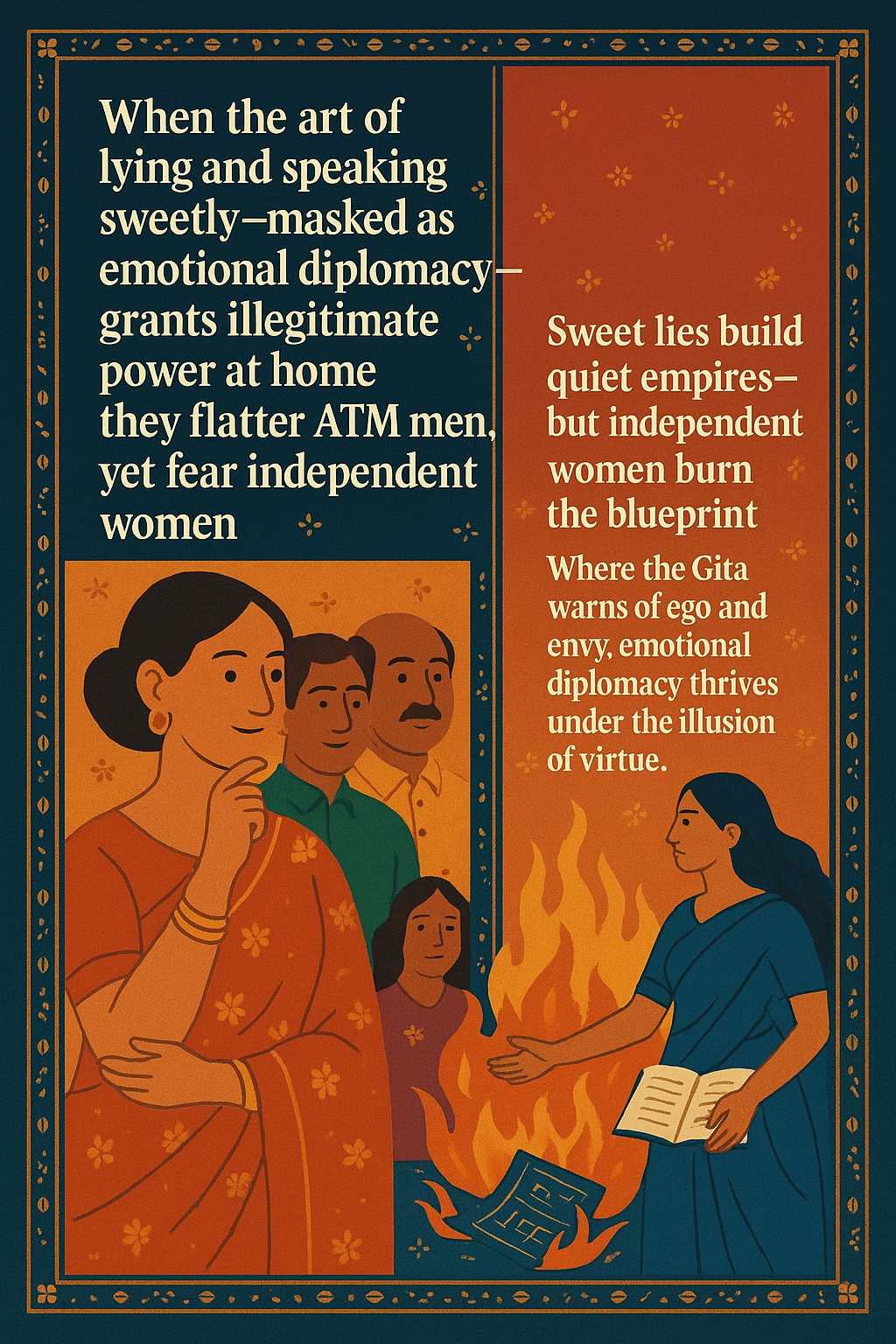 When the art of lying — disguised as emotional diplomacy — grants ...