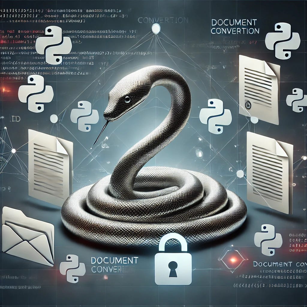 Cybersecurity With Python Leveraging Pypandoc 163 For Document 1906
