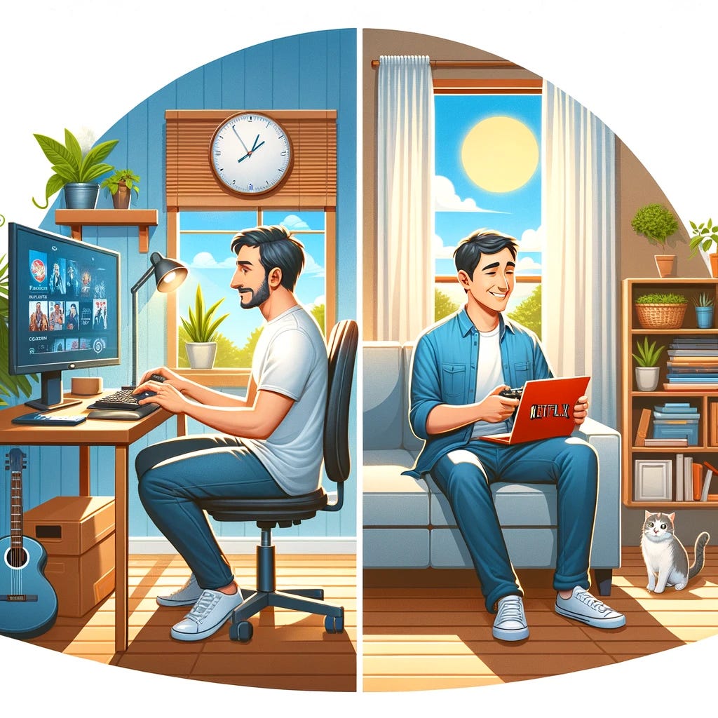 How Video Games and Binge Watching Can Derail a Man’s Life | Medium