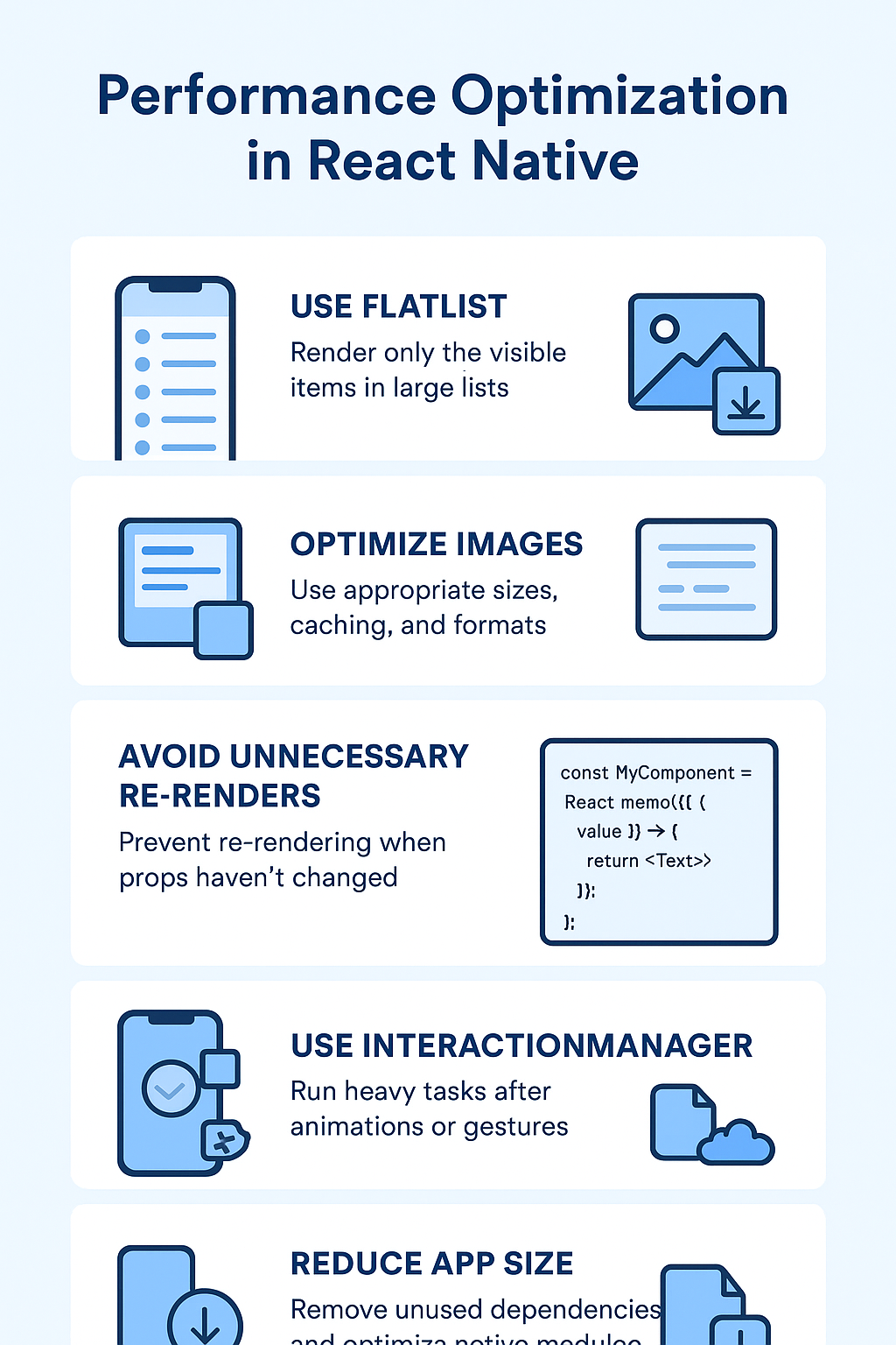 Optimizing Performance in React Native Apps | by Sheikh Mubashir | Sep, 2025 | Medium