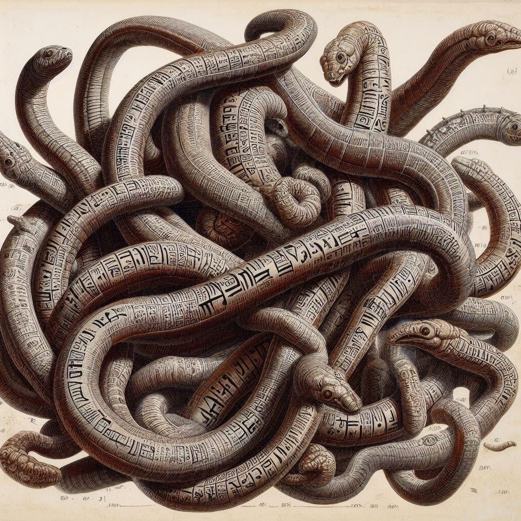 Snake Wedding - Zebra Black MFA - Medium