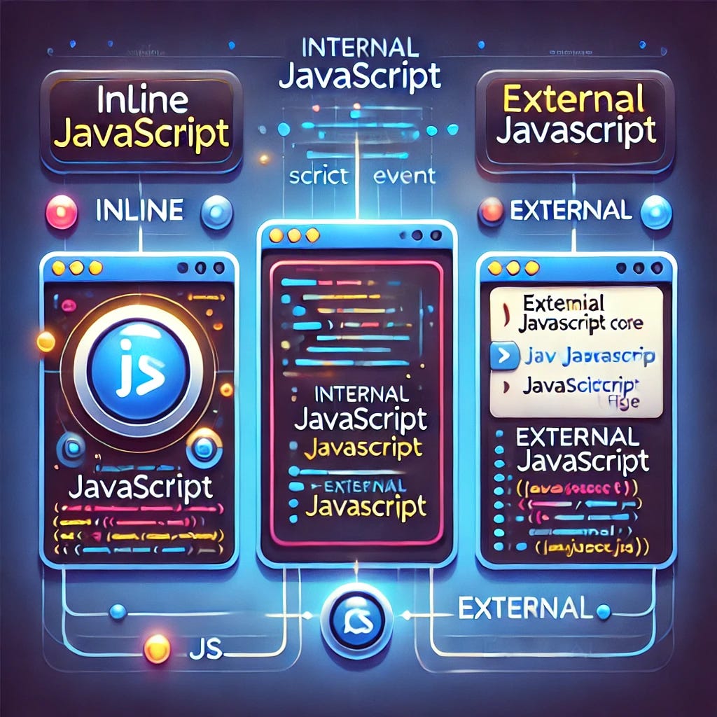 Mastering JavaScript Integration: Inline, Internal, and External ... Mastering JavaScript Integration: Inline, Internal, and External ...