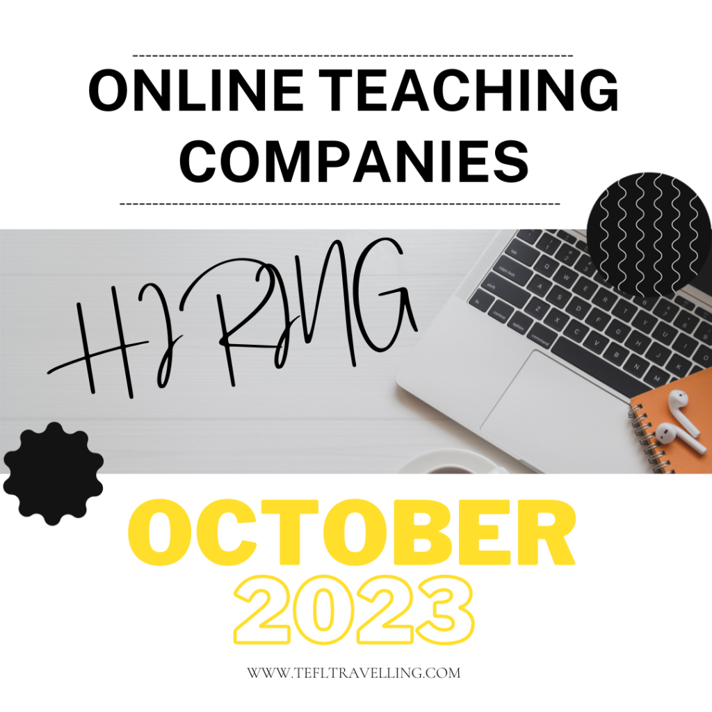 Online Teaching Companies Hiring in October 2023! | by Liam James H ...
