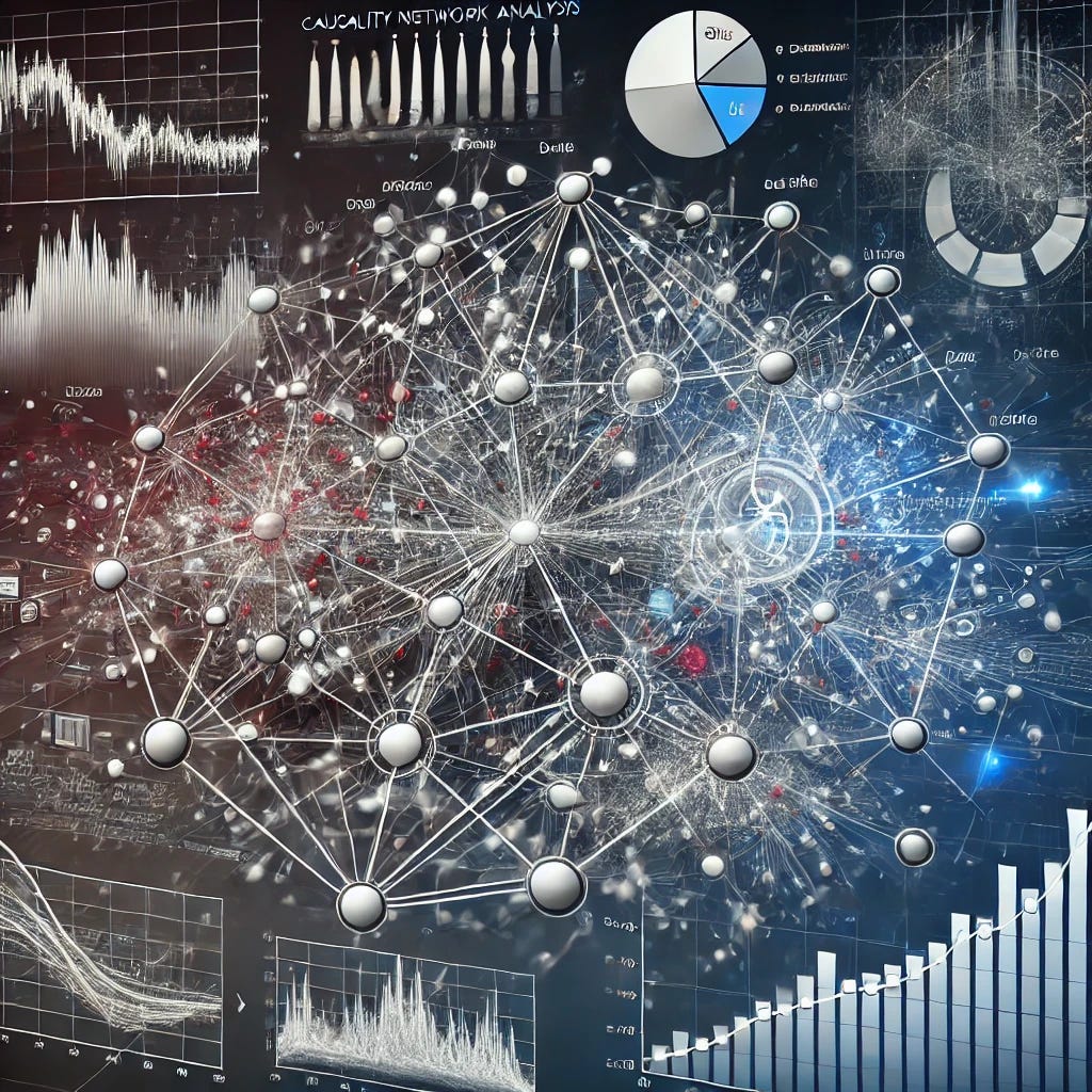 Example of Causality Network Analysis (CNA) and Vector Auto-Regression ...