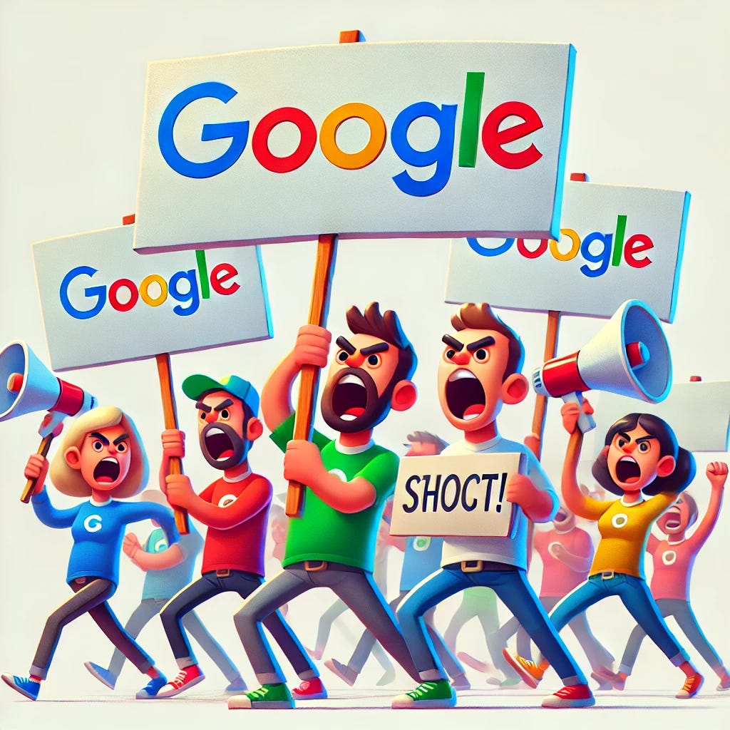Google fired 28 employees who took over an office in protest. | by ...