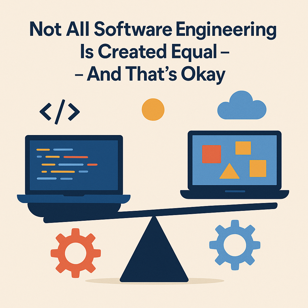Not All Software Engineering Is Created Equal — And That’s Okay | by StackSnacker | ILLUMINATION ...
