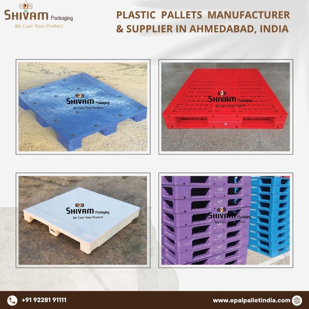Plastic Pallets Manufacturer and Supplier in Ahmedabad, India - Shivam Packaging - Medium