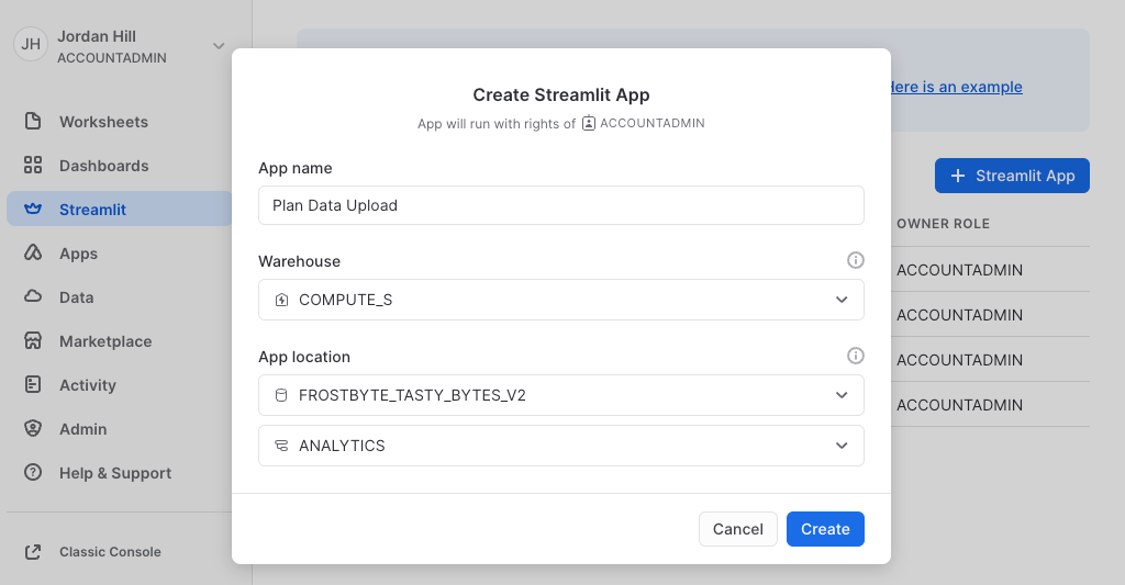 Using Streamlit-in-Snowflake to Create an Excel/CSV Data Loader & Validator | by Jordan Hill ...