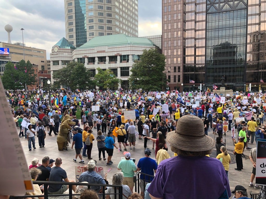 Hollow, Frantic Spectacle: The No Kings Protest in Columbus and the ...