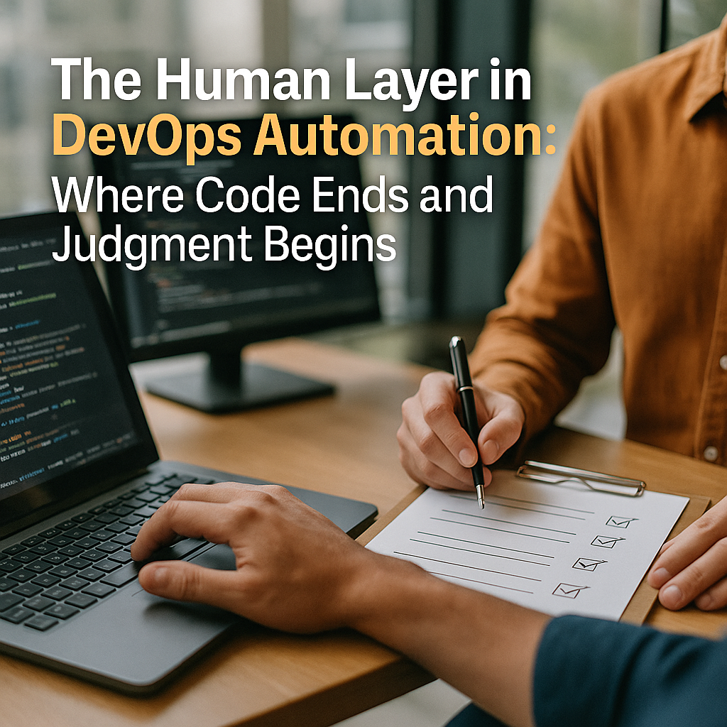 The Human Layer in DevOps Automation: Where Code Ends and Judgment Begins | by Chris Chan | Medium