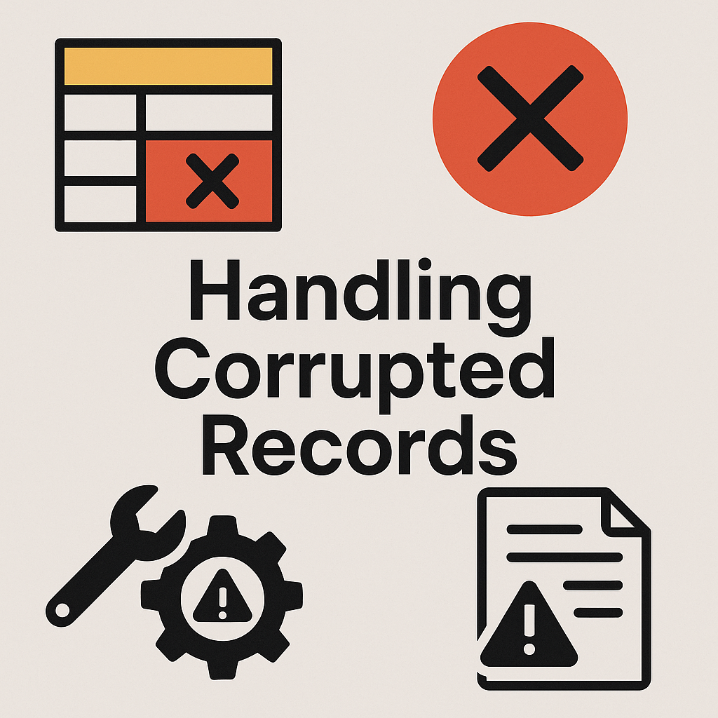 Handling Corrupted Records in Data Management | by Tech_Priyanka | Medium