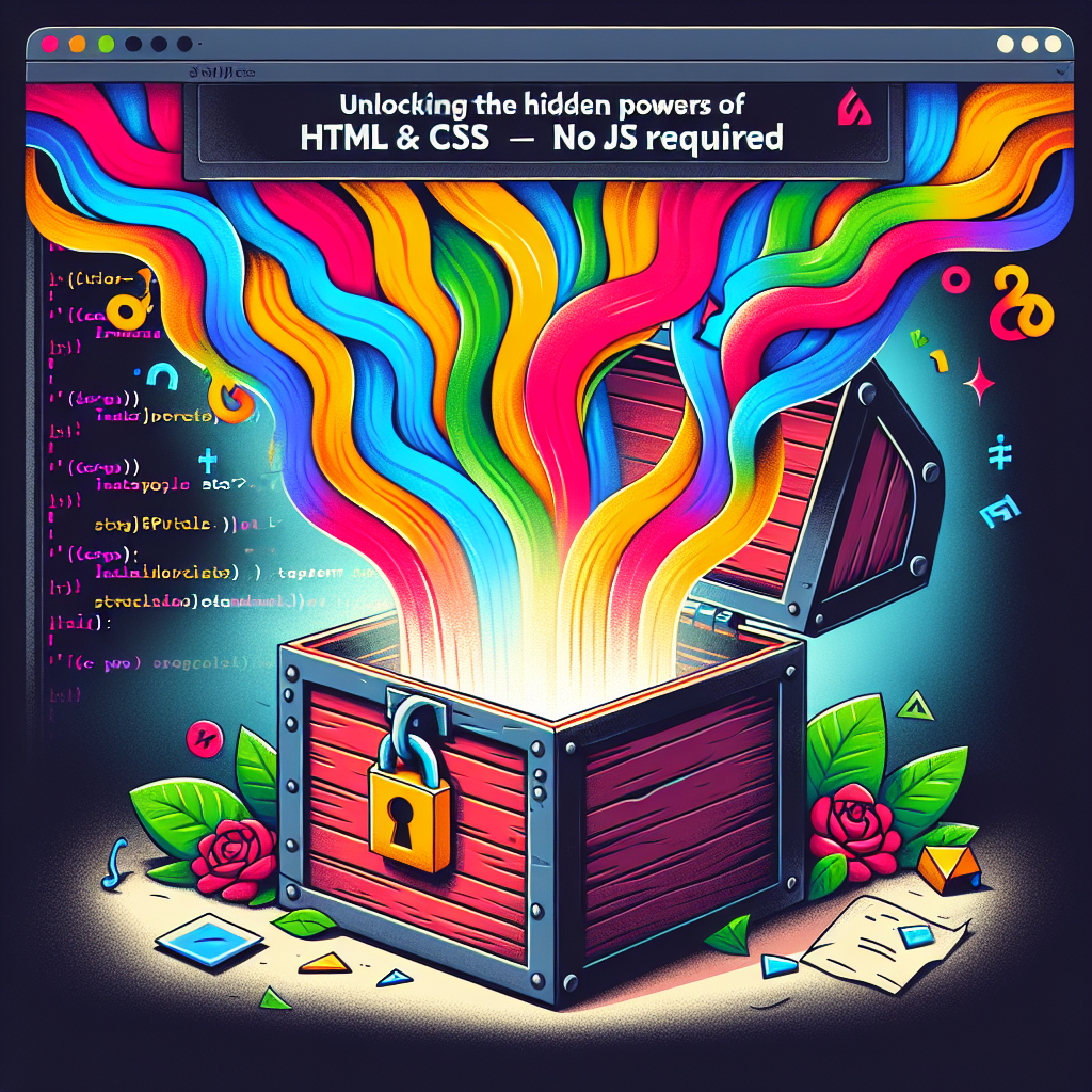 5 Essential Web Features 🚀 You Can Implement Without Javascript Enhancing Html And Css