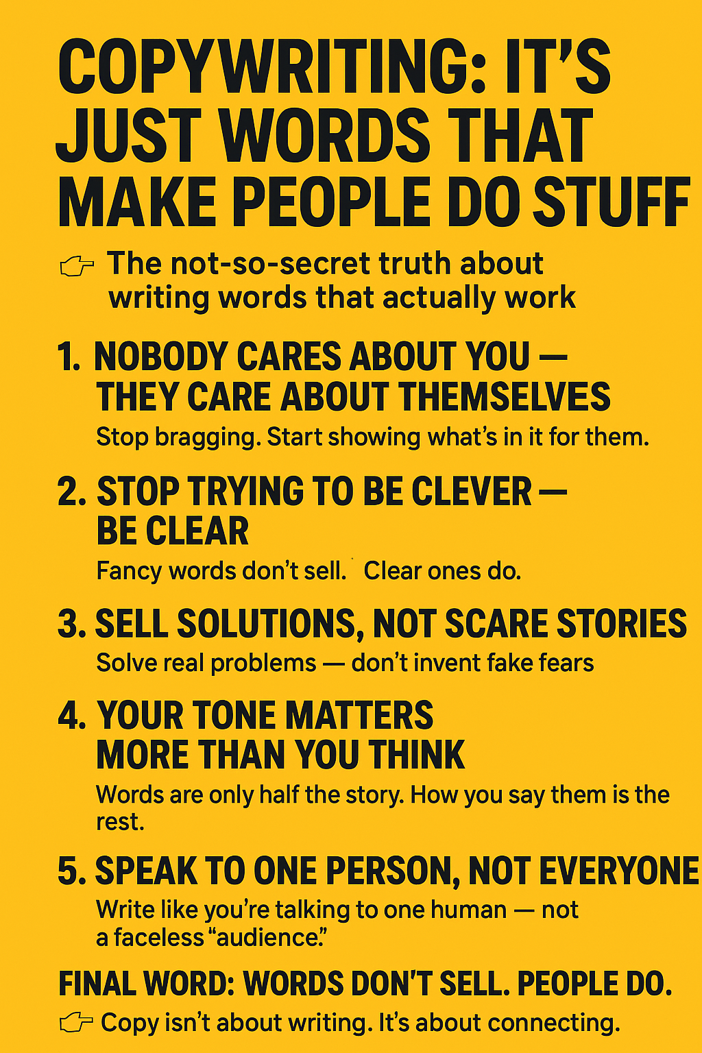 Copywriting: It’s Just Words That Make People Do Stuff | by Jay Dee ...