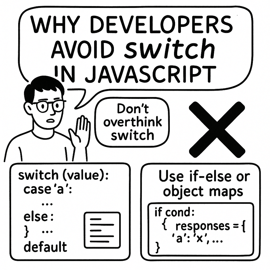 Why Most Web Developers Avoid JavaScript’s switch Statement | by Guo Ming | May, 2025 | Medium