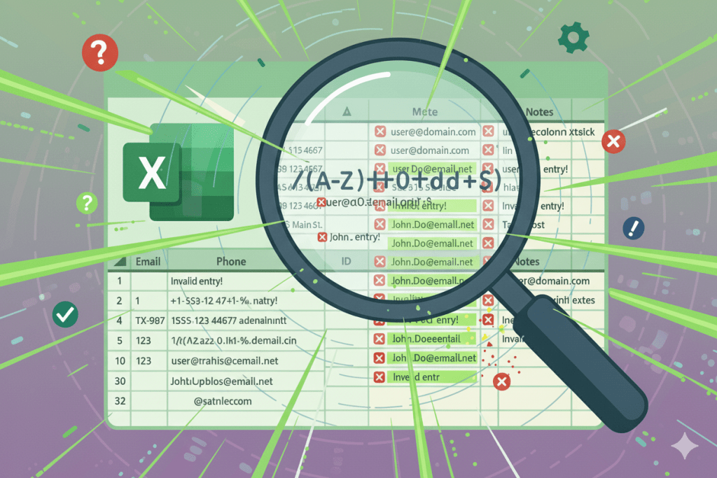 Regex in Excel for Data Cleaning and Extraction | Intuition