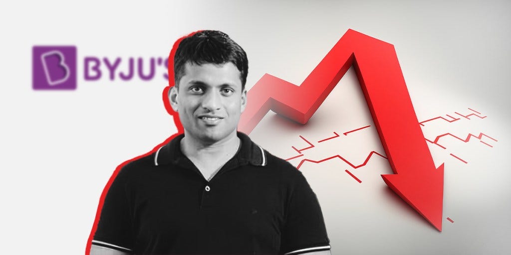 The fall of Byju’s. Byju’s, once valued at $22 billion, is… | by Adarsh Shah | Medium
