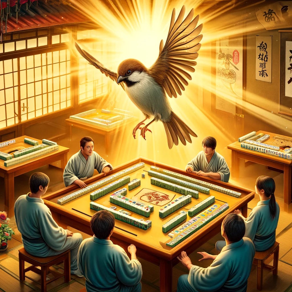The soul of the sparrow (Japanese mahjong) newbie strategy | by Clarence Deen | Medium