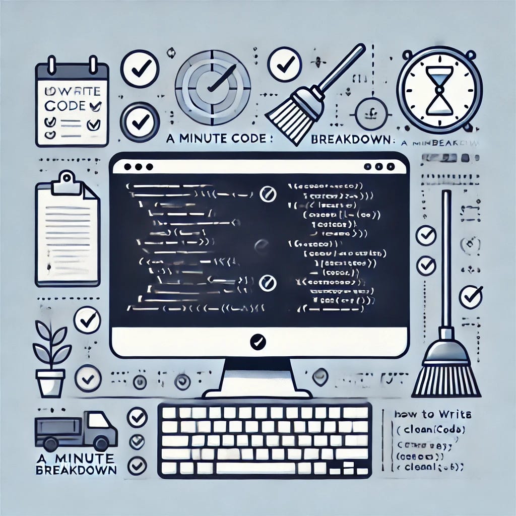 How to Write Clean Code: A Minute Breakdown 🧹 | by Marcelo Domingues | The 60-Second Programmer ...
